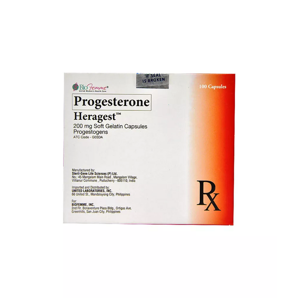 HERAGEST Progesterone 200mg Softgel Capsule 100's price in the ...